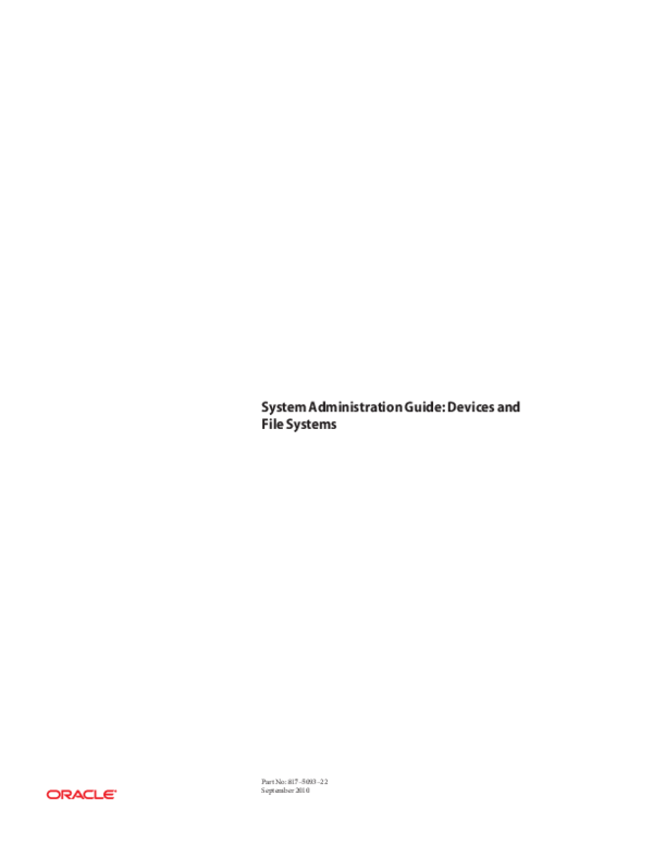 Pdf System Administration Guide Devices And File Systems Seo Log