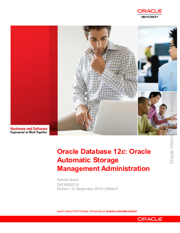 (PDF) Oracle Database 12c: Oracle Automatic Storage Management Administration