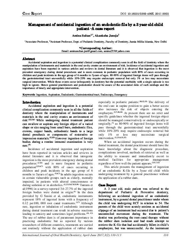 PDF Management Of Accidental Ingestion Of An Endodontic File By A 3 pdf-management-of-accidental-ingestion-of-an-endodontic-file-by-a-3
