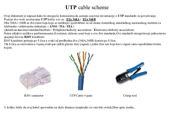 (PDF) UTP cable scheme