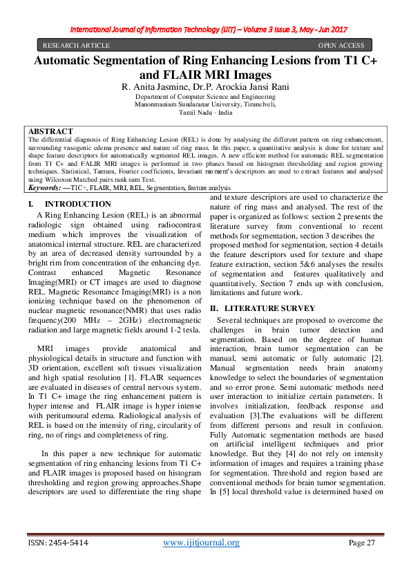(PDF) [IJIT-V3I3P6]:R. Anita Jasmine, Dr.P. Arockia Jansi Rani