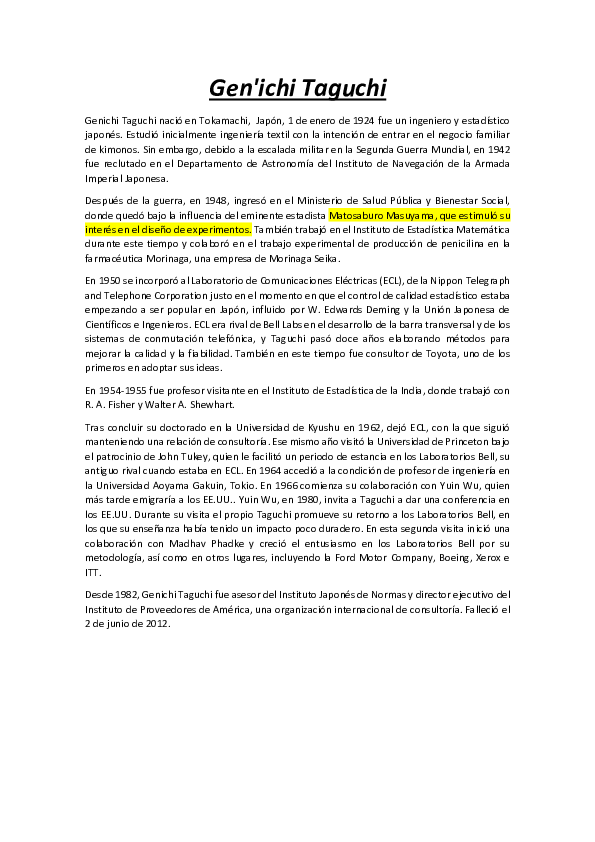 (DOC) Gen'ichi Taguchi