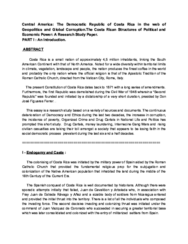 (PDF) Central America: The Democratic Republic of Costa Rica in the web ...