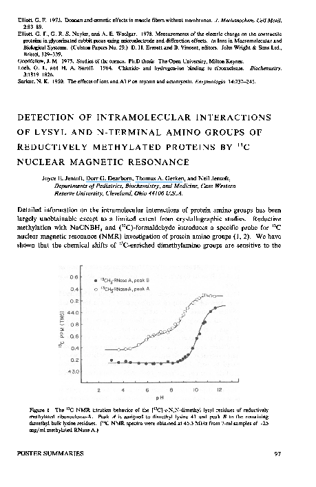 Pdf Detection Of Intramolecular Interactions Of Lysyl And N Terminal