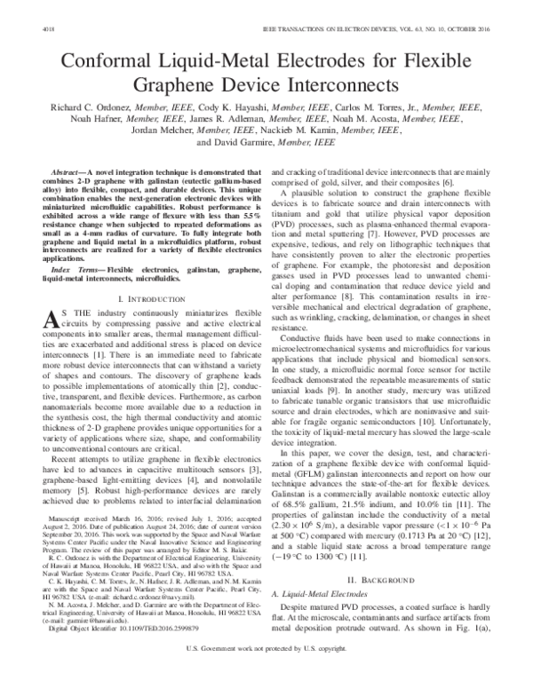 (PDF) Conformal Liquid-Metal Electrodes for Flexible Graphene Device ...