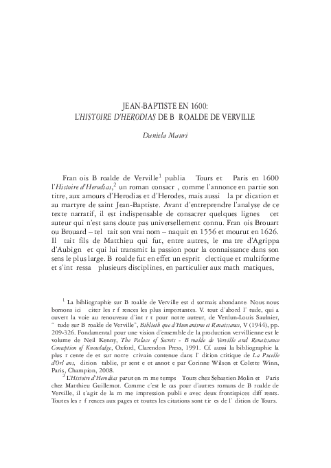 (PDF) Mauri Jean-Baptiste | Daniela Mauri - Academia.edu