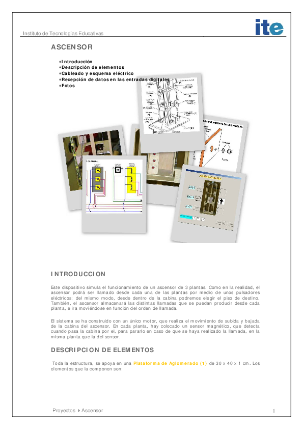 (PDF) Ascensor