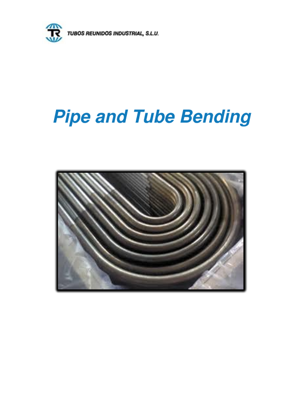 (PDF) Pipe and Tube Bending