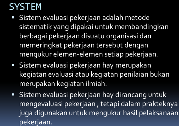 (PDF) Job evaluation model Hay System