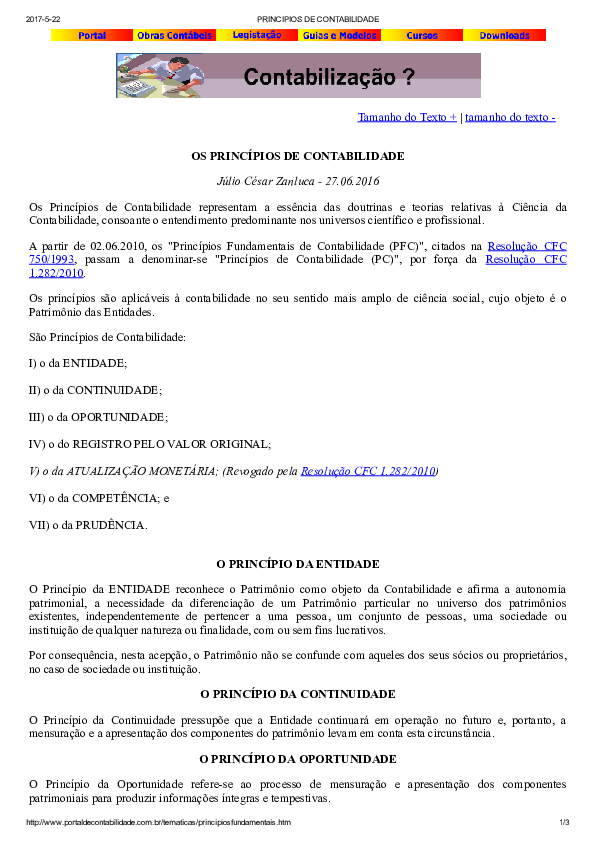 (PDF) PRINCIPIOS DE CONTABILIDADE
