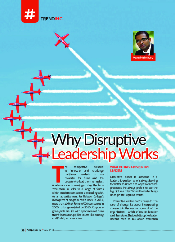 (PDF) Why disruptive leadership works