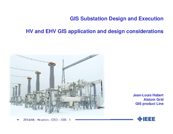 (PDF) GIS Substation Design and Execution HV and EHV GIS application and design considerations ...