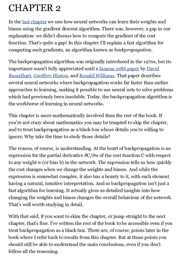 (PDF) Neural networks and deep learning