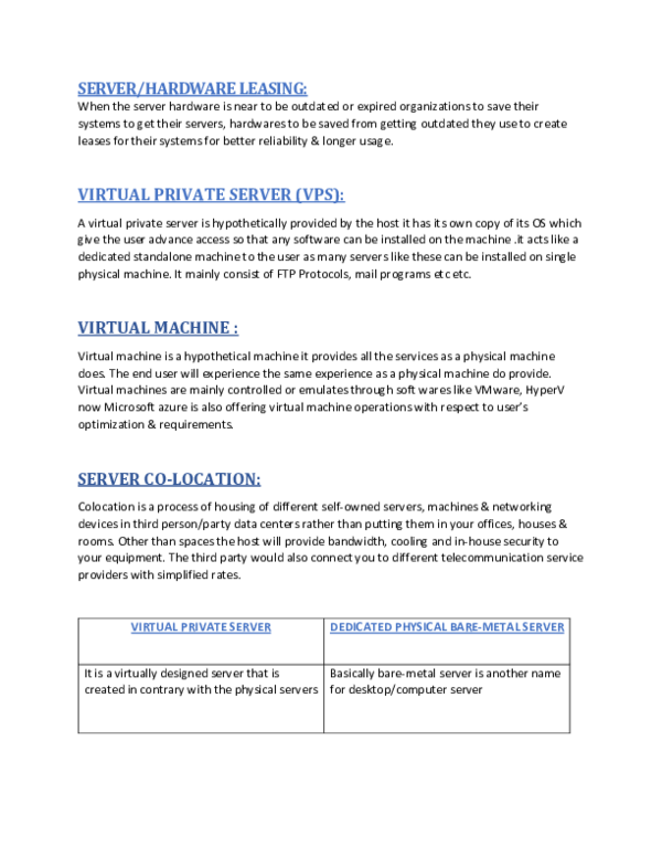 (DOC) Data Center Hierarchy, Virtual private network.docx