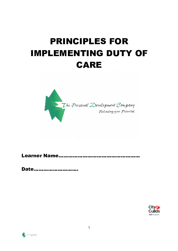 DOC PRINCIPLES FOR IMPLEMENTING DUTY OF CARE doc-principles-for-implementing-duty-of-care