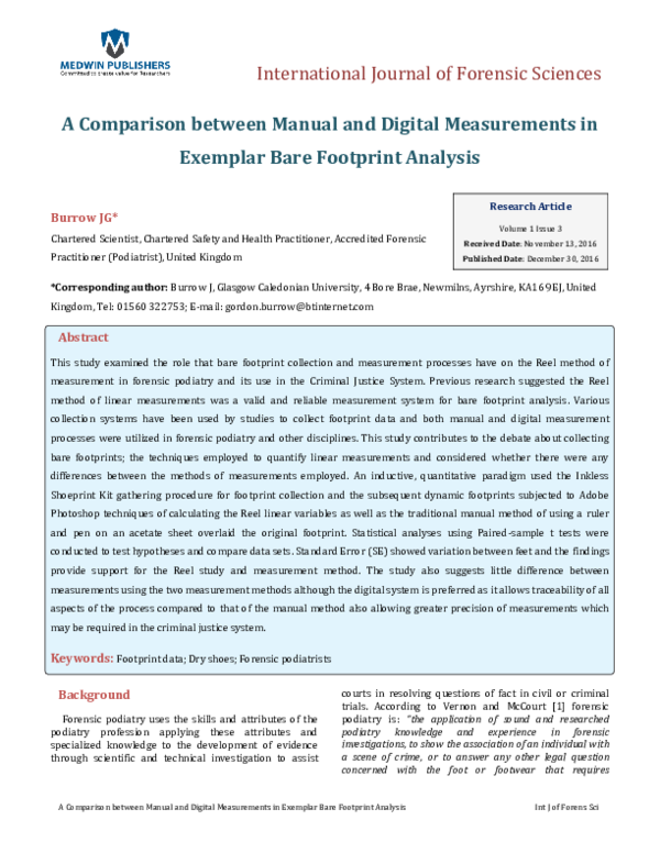 (PDF) International Journal of Forensic Sciences A Comparison between ...
