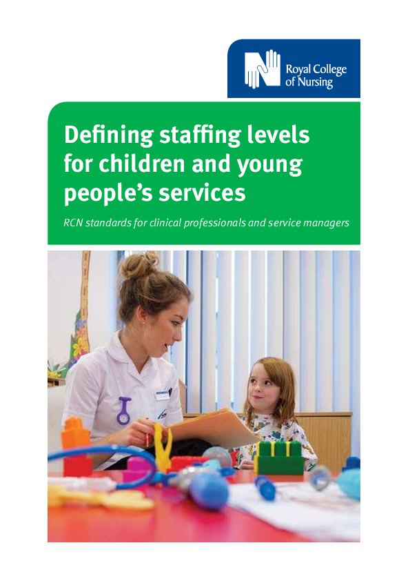 (PDF) Defining staffing levels for children and young people's services ...