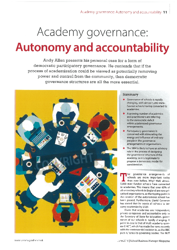 (PDF) Academy Governance: autonomy and accountability