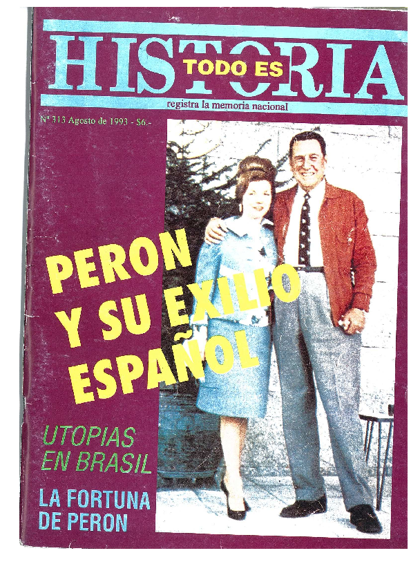 (PDF) La búsqueda de la legitimidad. Perón en el exilio español