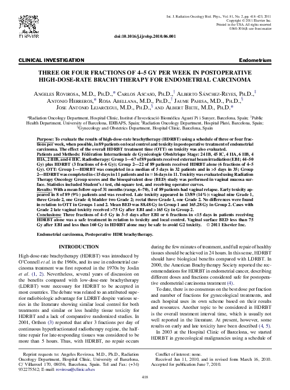 (PDF) Evaluation of Doses to Pelvic Lymph Nodes in 3D-planned High-Dose ...