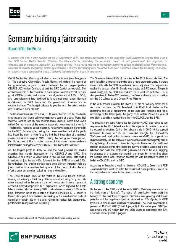 (PDF) Germany: building a fairer society