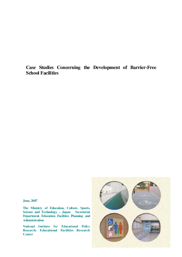 (PDF) Case Studies Concerning the Development of Barrier-Free School ...