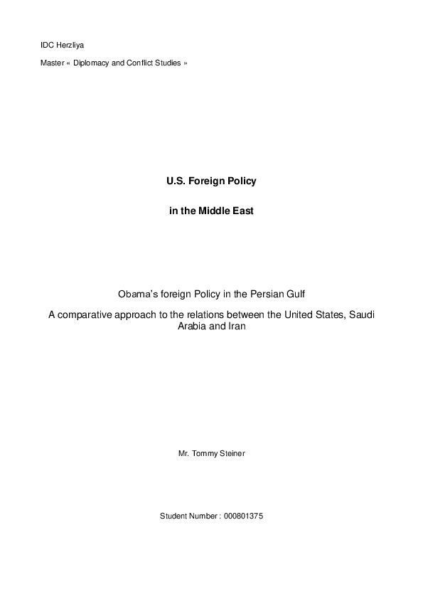 (DOC) U.S. Foreign Policy Paper | Quentin Hocquet - Academia.edu
