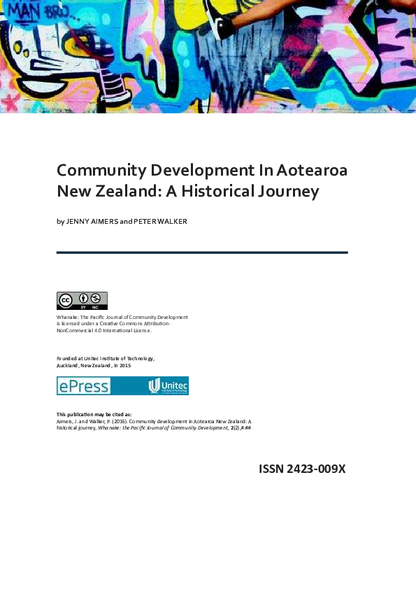 (PDF) Community Development Insights for Practice in Aotearoa New ...