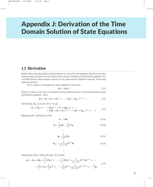 (PDF) Online Appendix I of nise control engineering