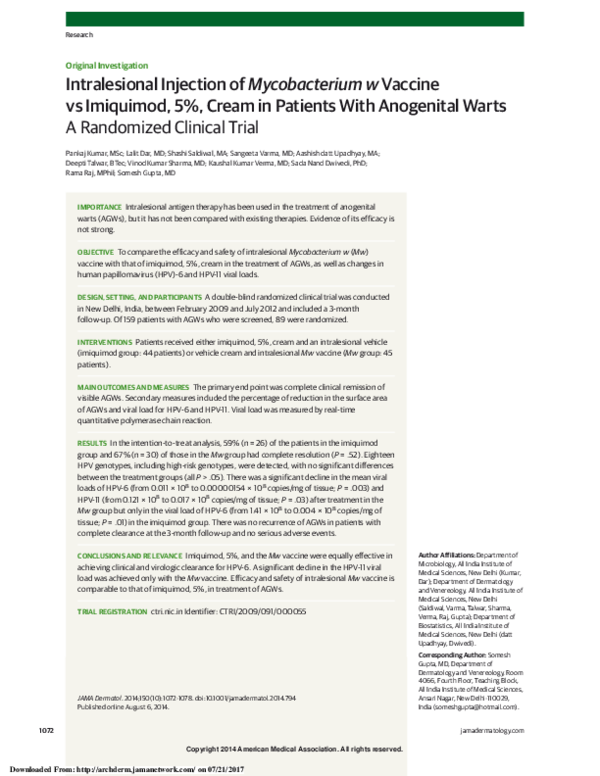 (PDF) Combined acitretin and Candida antigen versus either agent alone ...