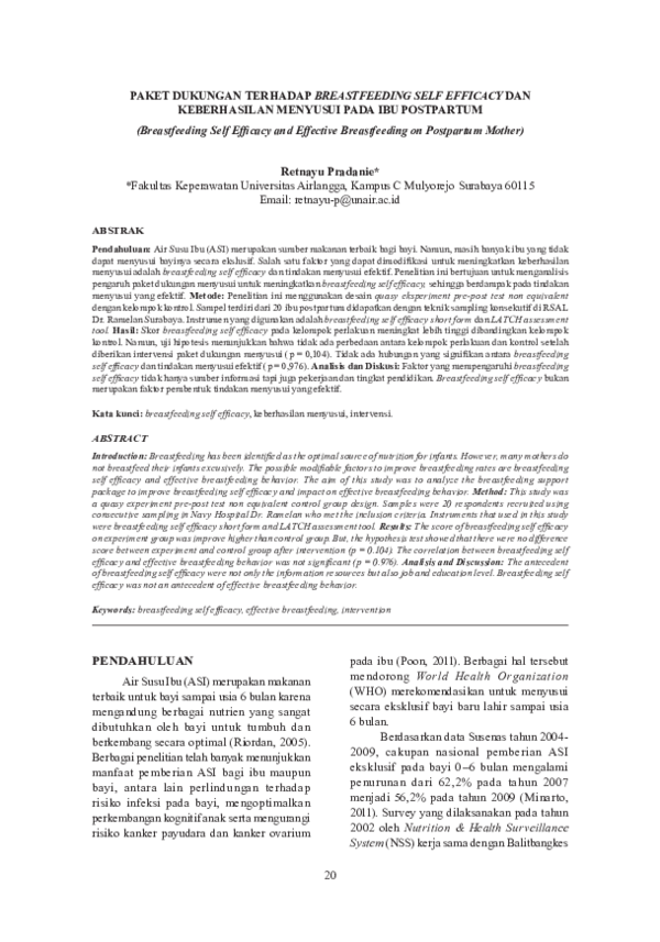 (PDF) Hubungan Antara Penggunaan Media Sosial Instagram Dan Maternal Self-Efficacy Pada Ibu ...