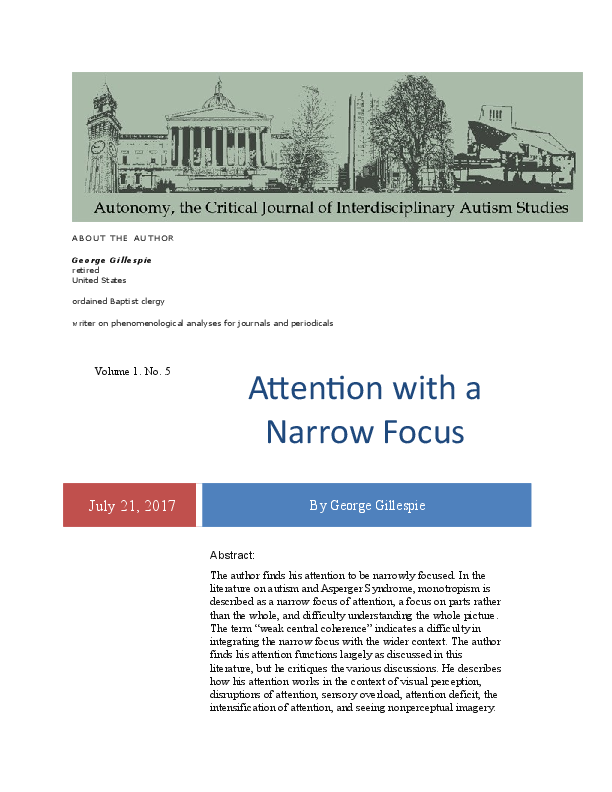 (DOC) Attention with a Narrow Focus