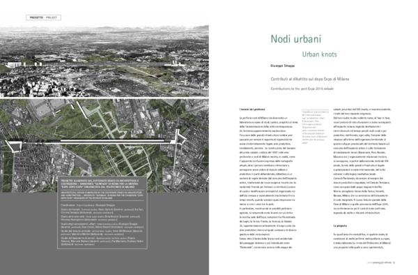 (PDF) Nodi urbani Urban knots