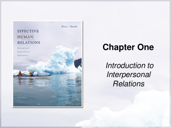 (PPT) Effective Human Relations_Brandtchapter01.ppt