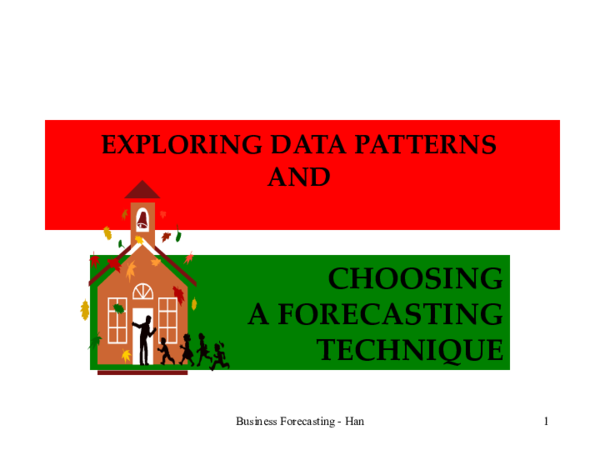 (PPT) Pola data dan teknik peramalan