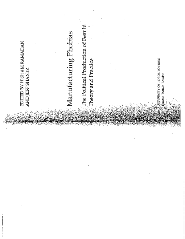 (PDF) Pathologizing Resistance and Promoting Anthropophobia