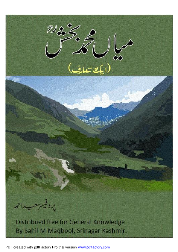 (PDF) Saif Ul Malook , an introduction