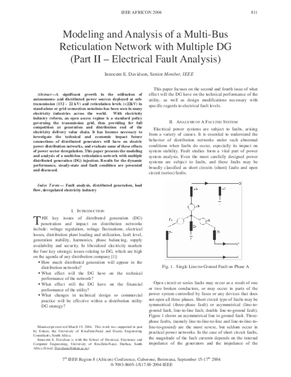 (PDF) Modeling and analysis of a multibus reticulation network with ...