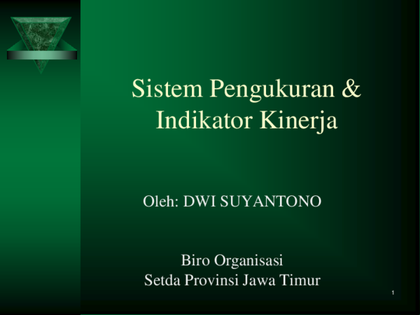 (PPT) Indikator Kinerja Utama IKU 1