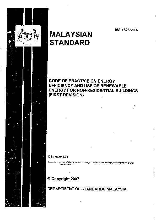 (PDF) MS 1525 Code of Practice on Energy Efficiency and Use of ...