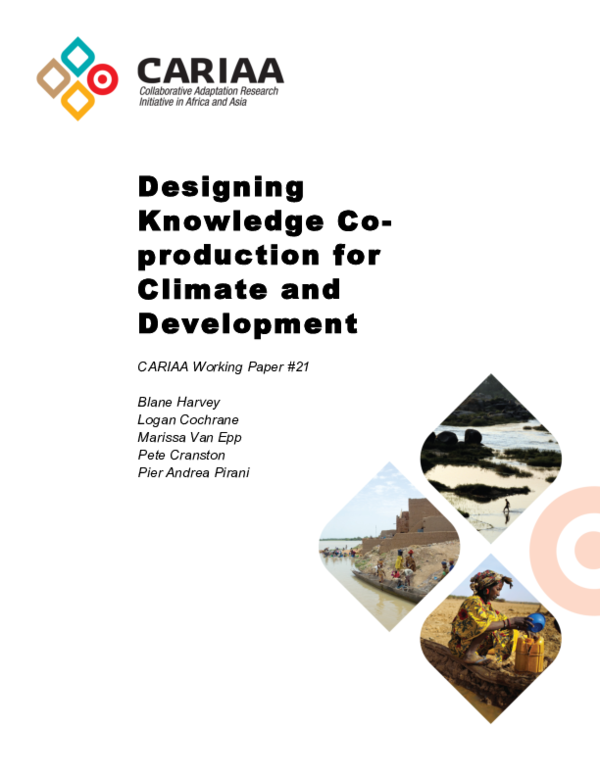 (PDF) Designing Knowledge Co-production for Climate and Development