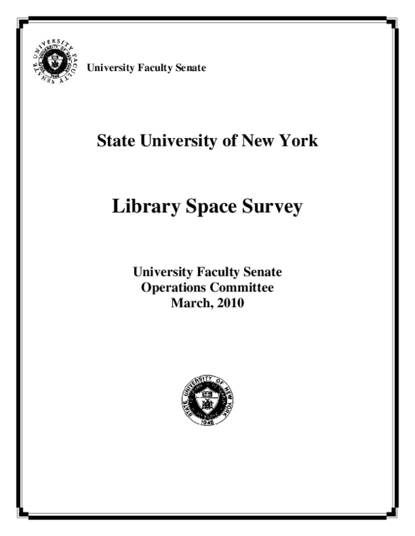 (PDF) Library Space Survey