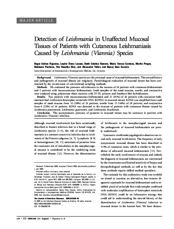 (PDF) Microscopical Diagnosis of Oral Leishmaniasis: Kinetoplast ...