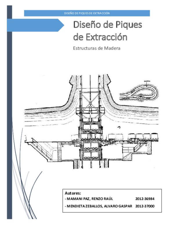 (PDF) DISEÑO DE PIQUES DE EXTRACCIÓN Diseño de Piques de Extracción