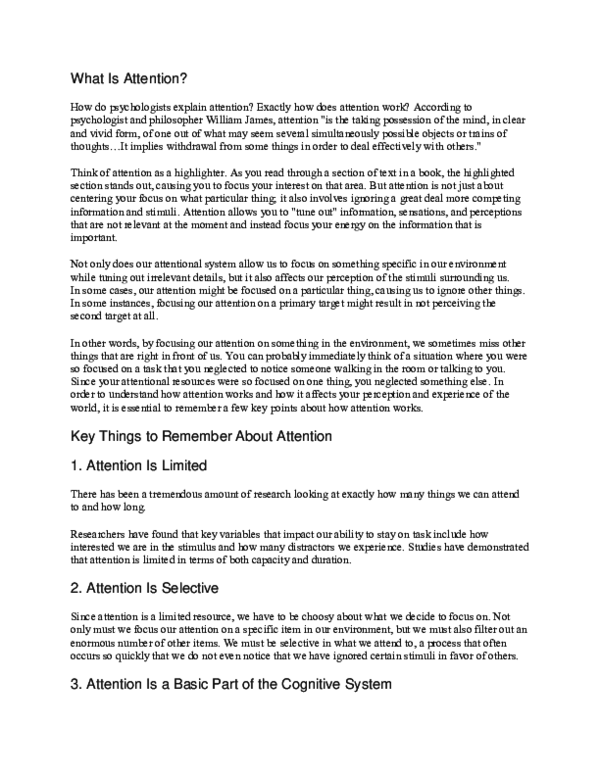 (DOC) What Is Attention