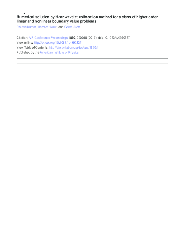 Pdf Numerical Solution Of Second Order Nonlinear Partial Differential Equations Originating 3273