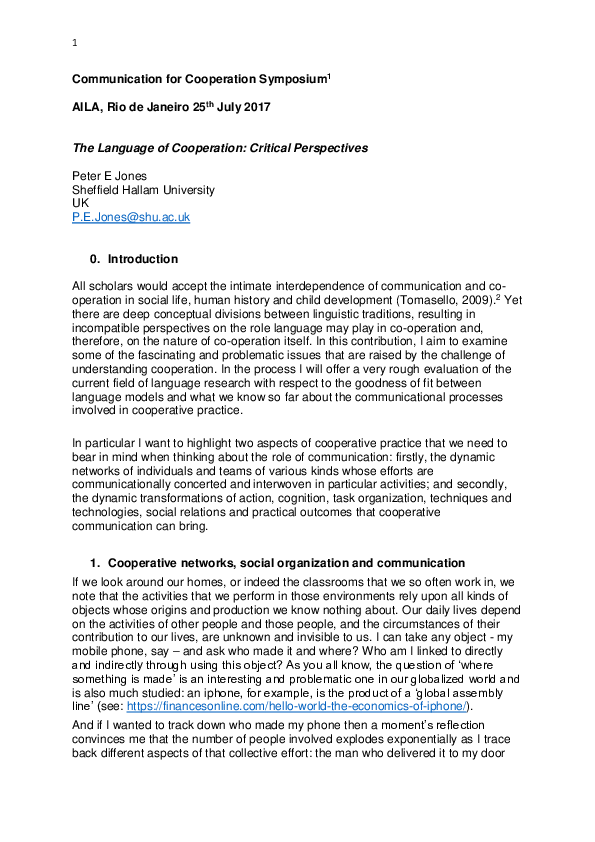 (DOC) The Language of Cooperation Critical Perspectives Symposium text.docx