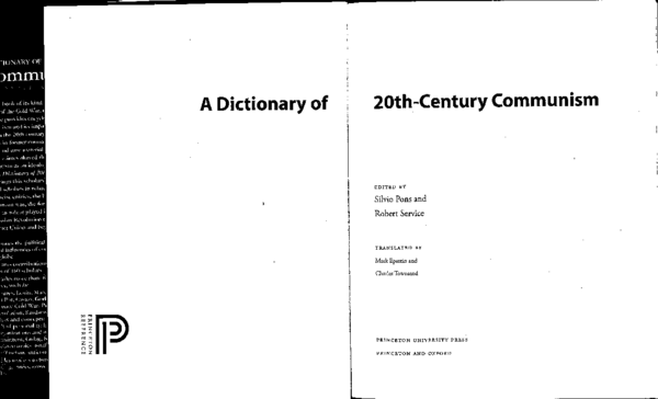 (PDF) A Dictionary of Twentieth Century Communism.pdf