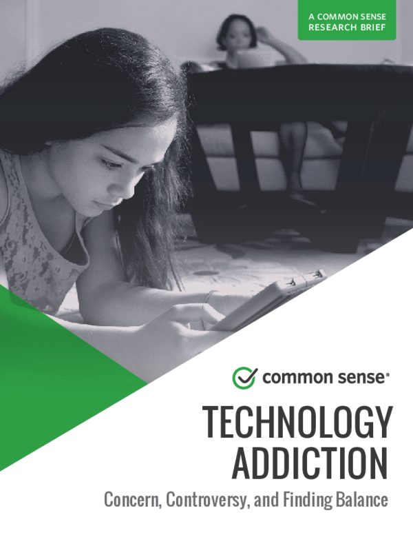 (PDF) Technology Addiction: Concern, Controversy, and Finding Balance