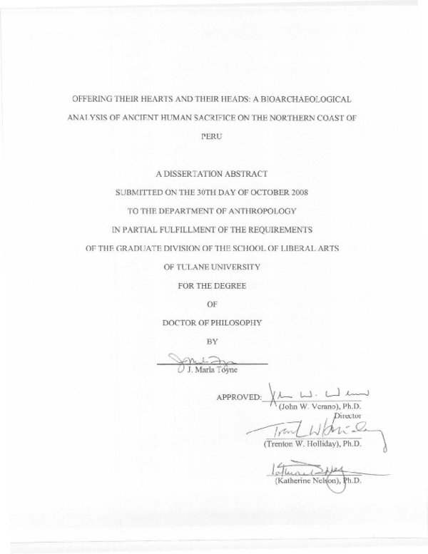 (PDF) Offering their hearts and their heads: A bioarchaeological ...